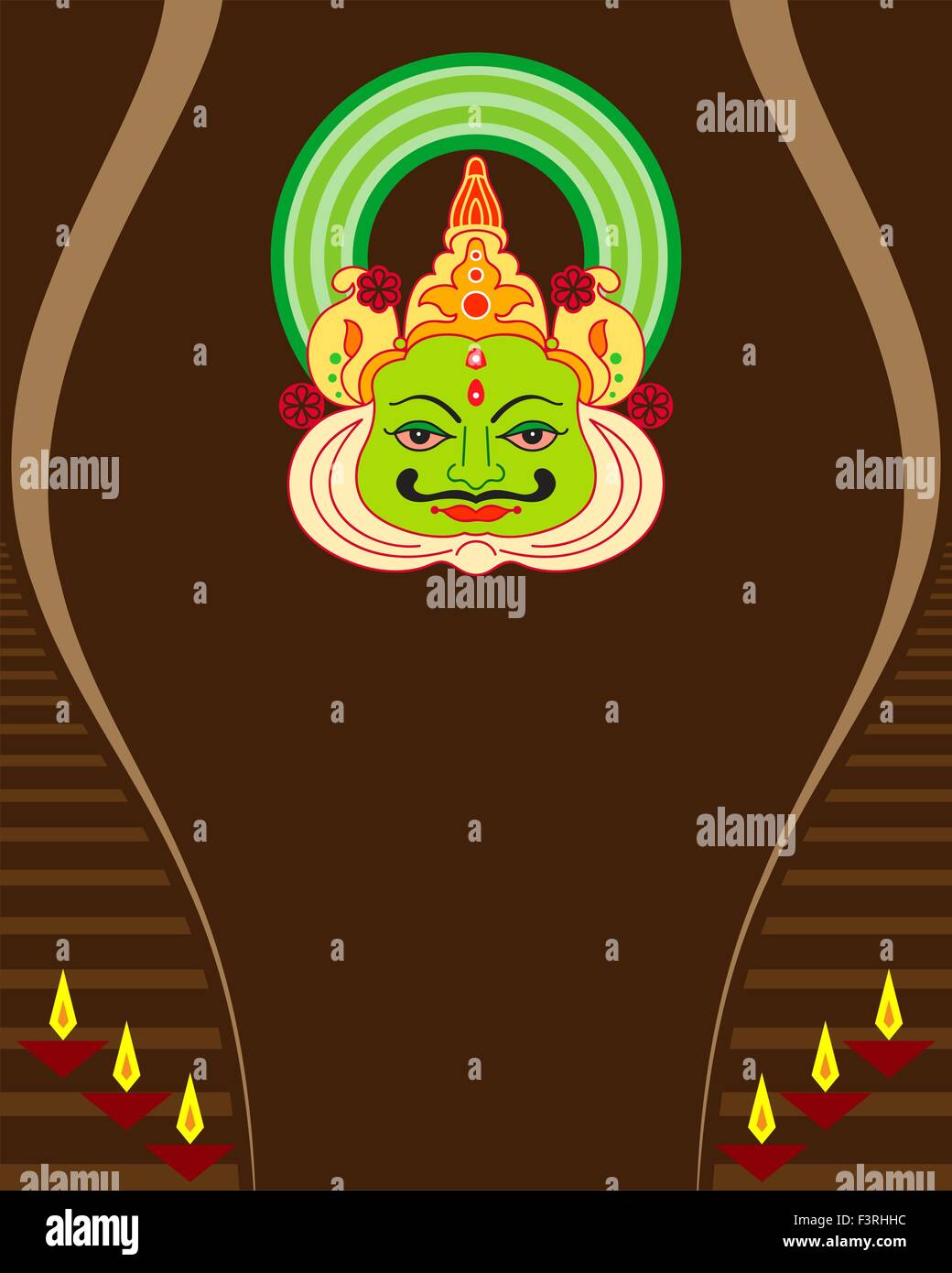 Kathakali face hi-res stock photography and images - Alamy