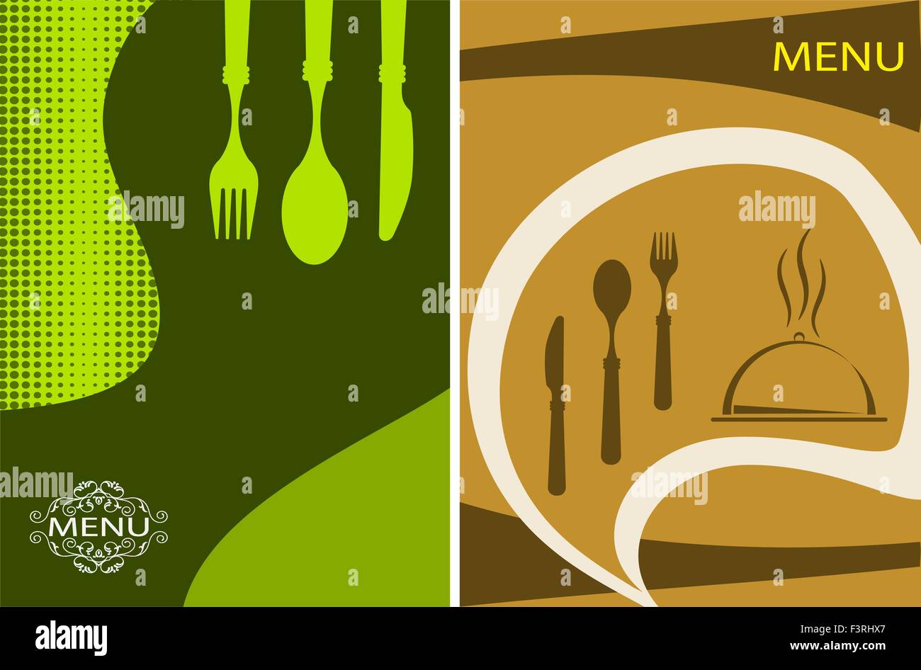 Menu Card Design Template Vector Art Stock Vector Image & Art - Alamy