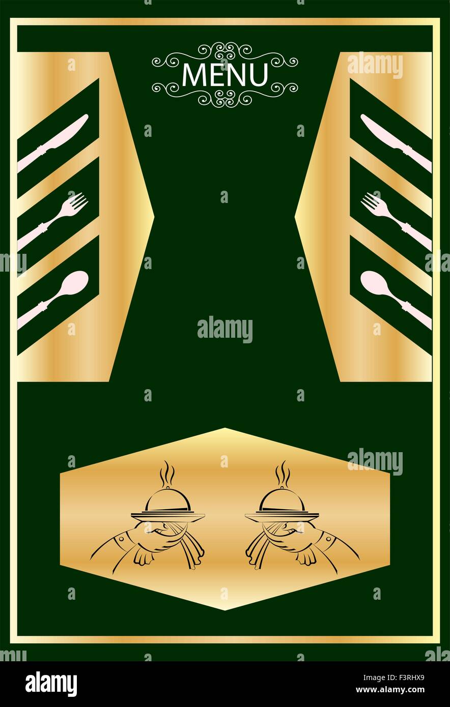 Menu Card Design Template Vector Art Stock Vector Image & Art - Alamy