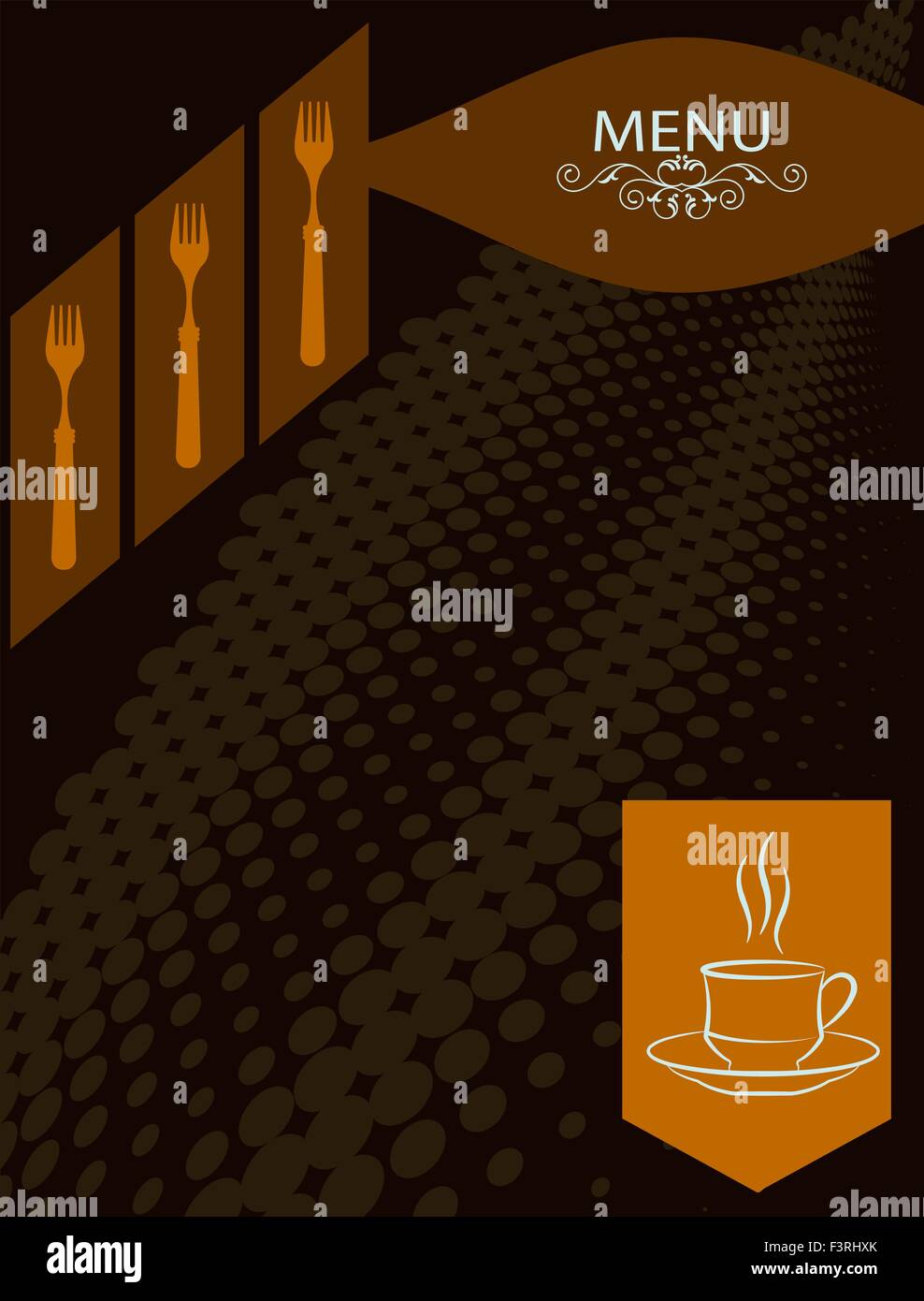 Coffee Menu Card Design Template Vector Art Stock Vector Image & Art - Alamy