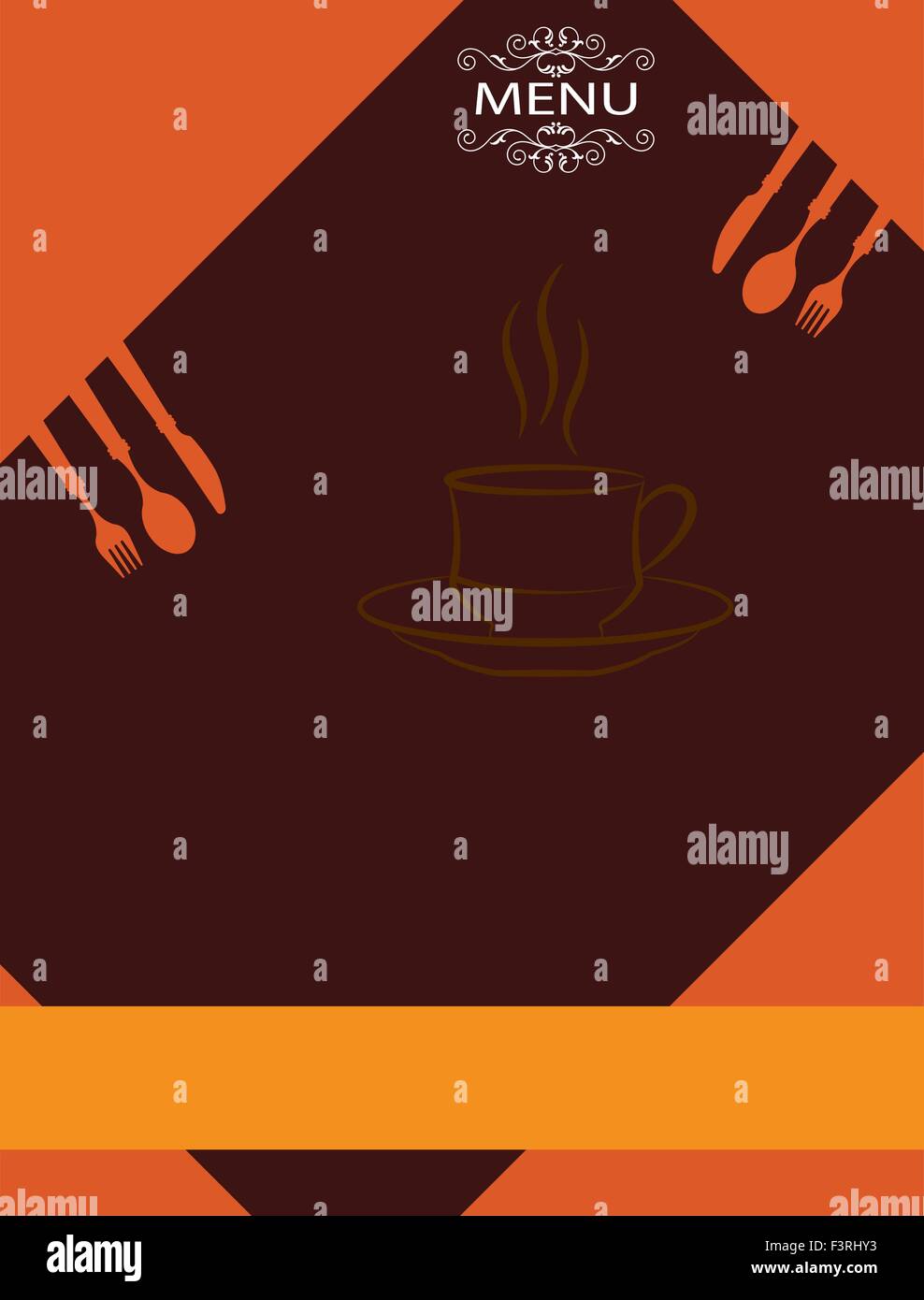 Menu Card Design Template Vector Art Stock Vector Image & Art - Alamy