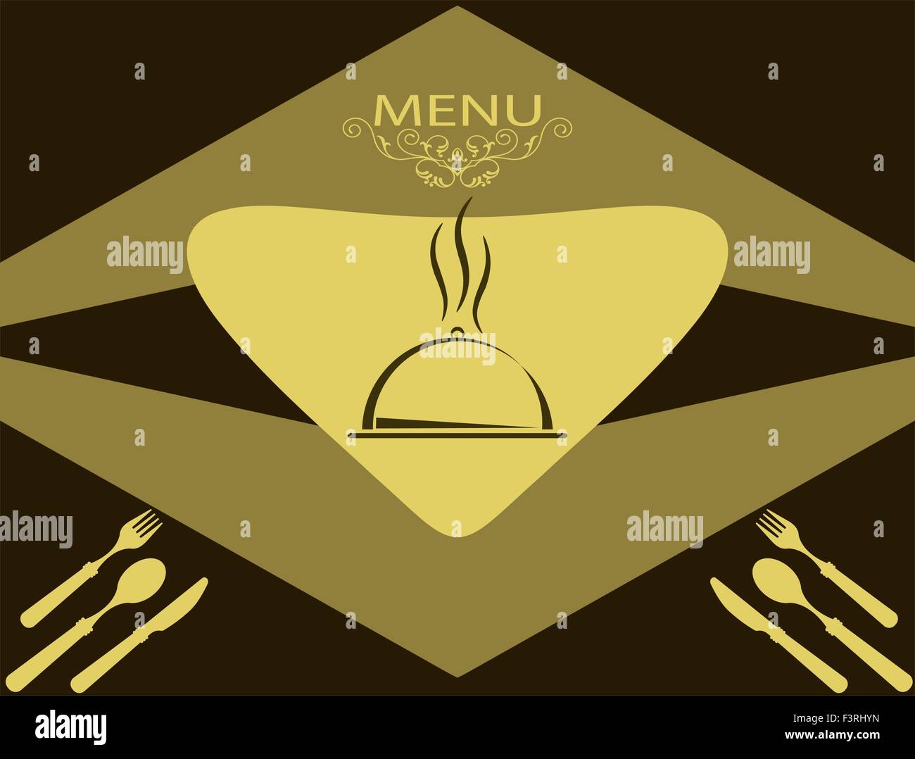 Menu Card Design Template Vector Art Stock Vector Image & Art - Alamy