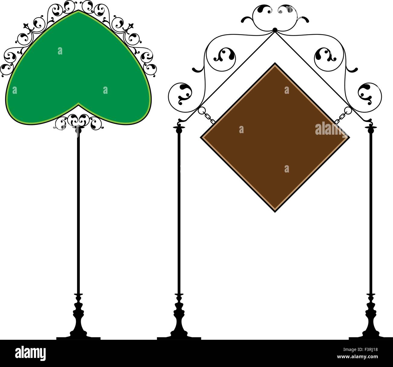 Wrought Iron Signage Vector Art Stock Vector Image & Art - Alamy