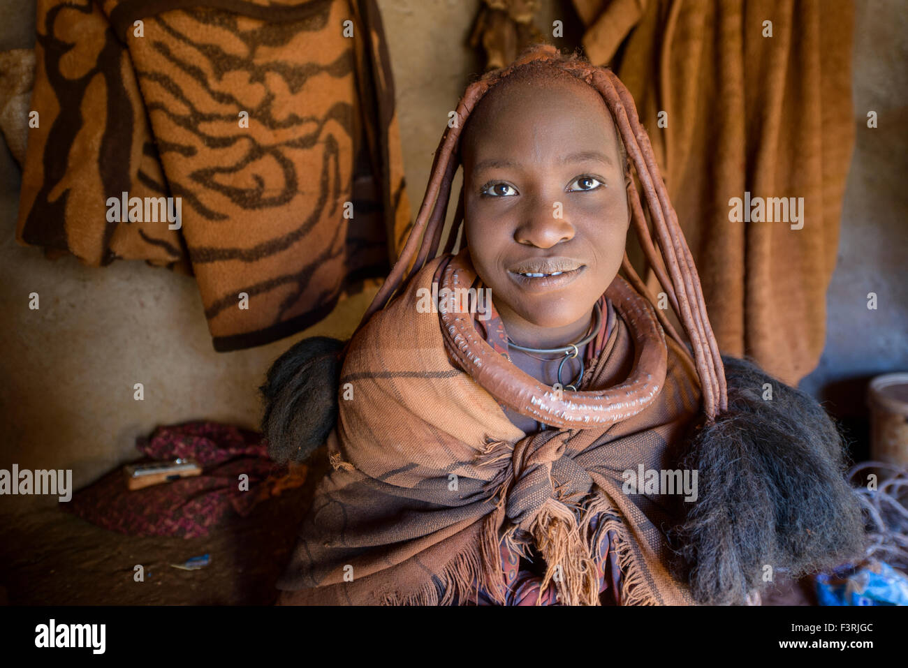 Girls of Himba tribe in Kaokoland, Namibia, Africa Stock Photo - Alamy