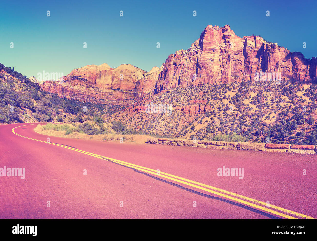 Zion national park cliff autumn hi-res stock photography and images - Alamy