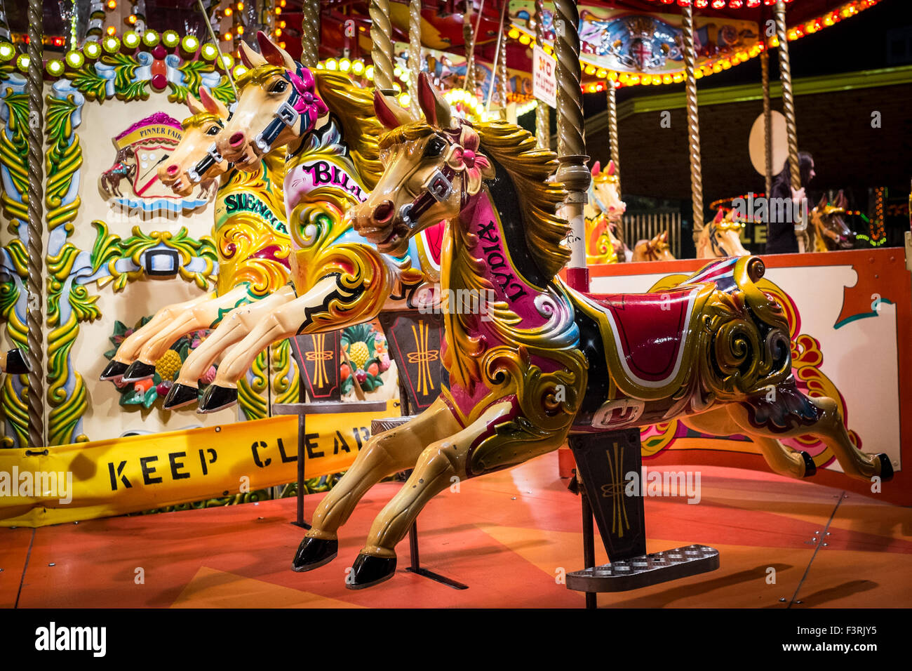 Historic carousel in jubilee gardens hi-res stock photography and ...