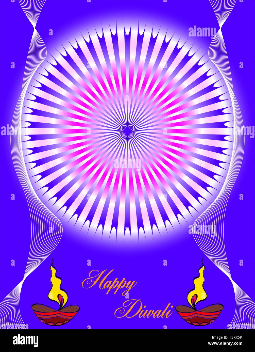 Diwali Greeting Design Vector Art Stock Vector Image & Art - Alamy