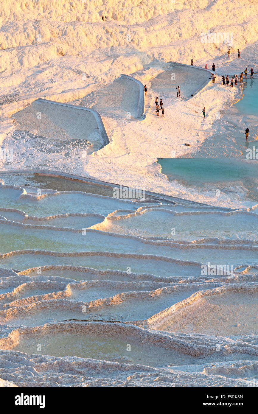 unique abstract in pamukkale turkey asia the old calcium bath and ...