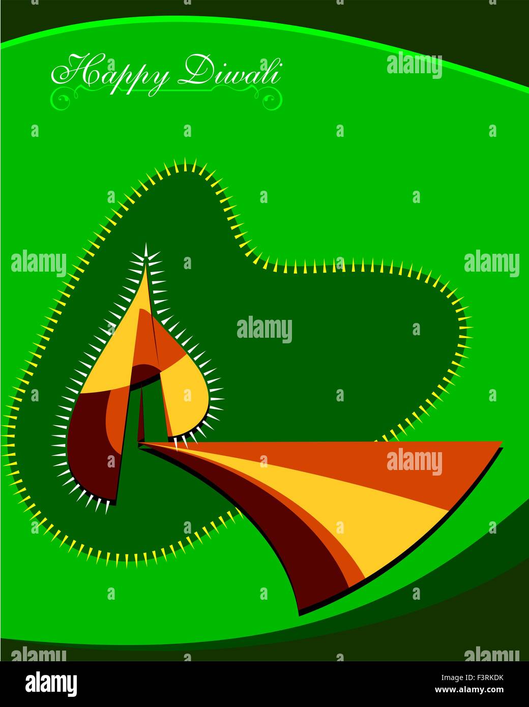 Diwali Greeting Design Vector Art Stock Vector Image & Art - Alamy