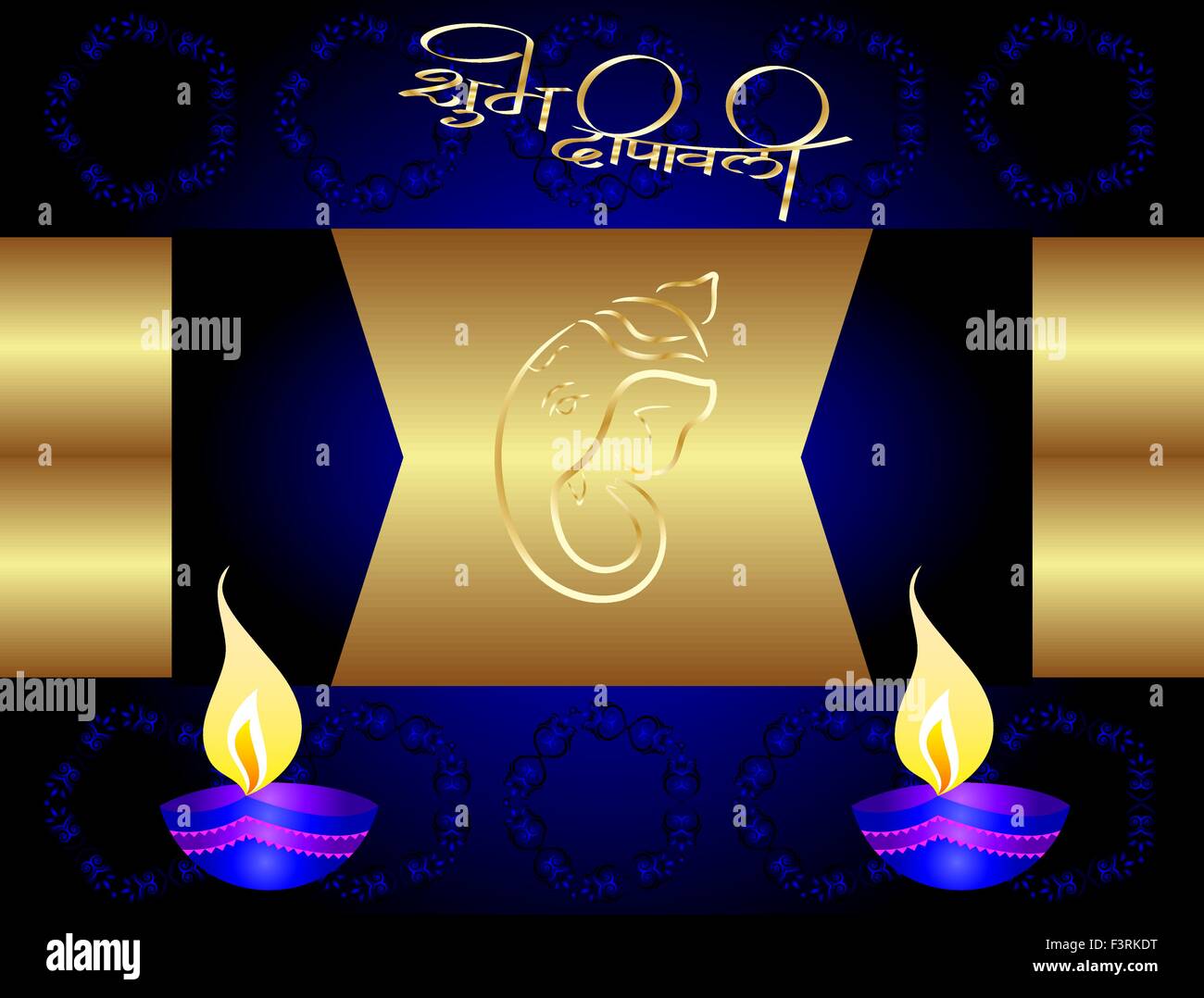Diwali Greeting Design Vector Art Stock Vector Image & Art - Alamy