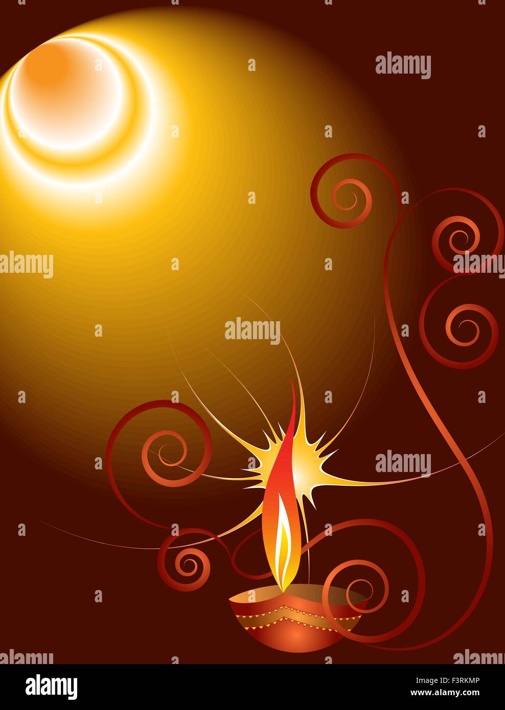 Diwali Greeting Design Vector Art Stock Vector Image & Art - Alamy