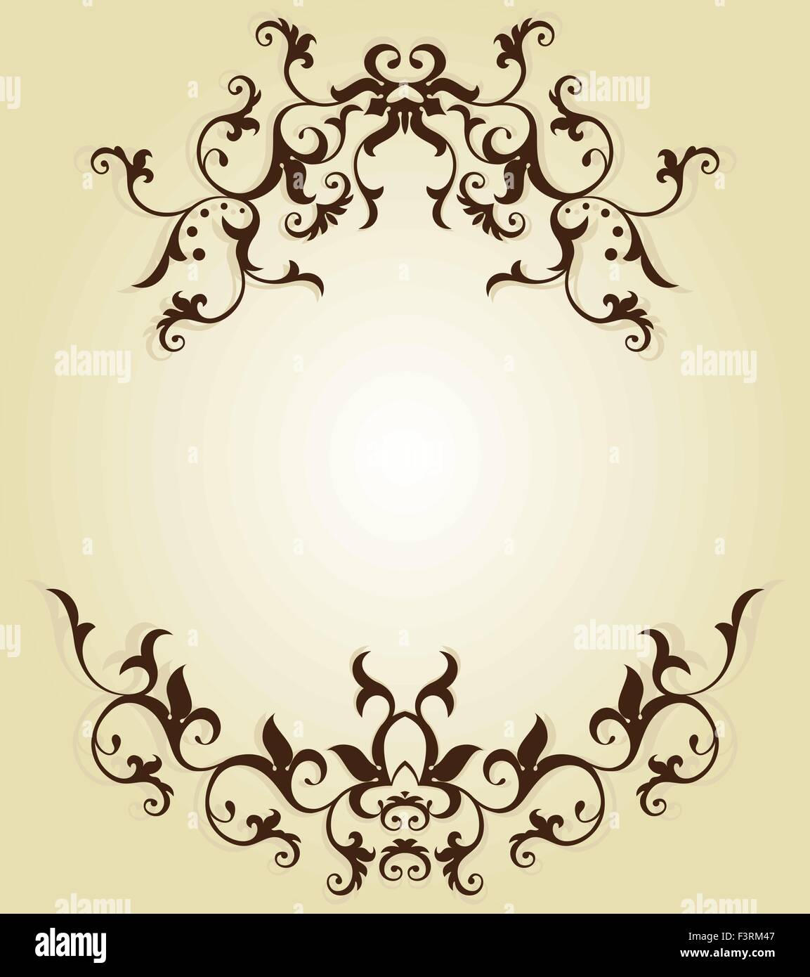Flourish Ornamental Design Vector Art Stock Vector Image & Art - Alamy