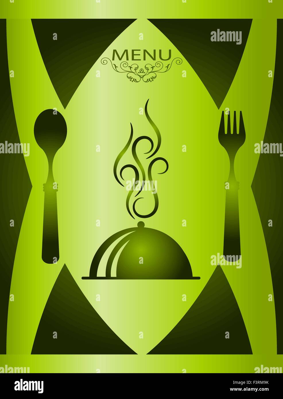 Menu Card Design Template Vector Art Stock Vector Image & Art - Alamy