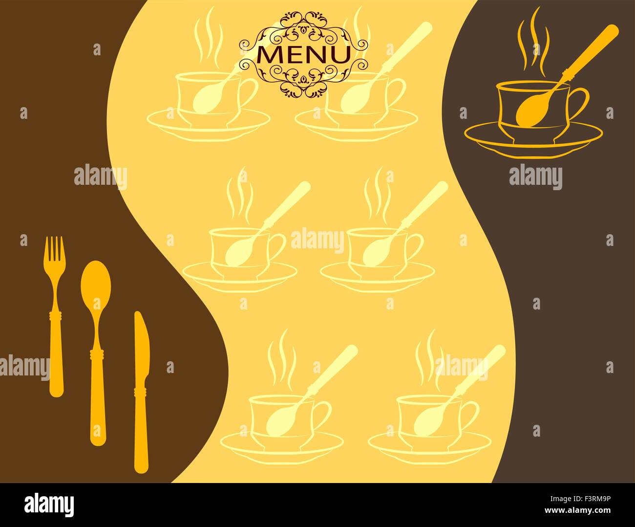 Menu Card Design Template Vector Art Stock Vector Image & Art - Alamy