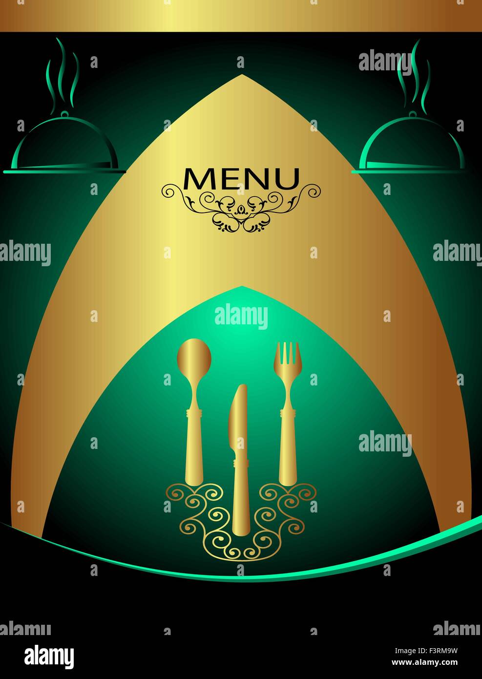 Menu Card Design Template Vector Art Stock Vector Image & Art - Alamy