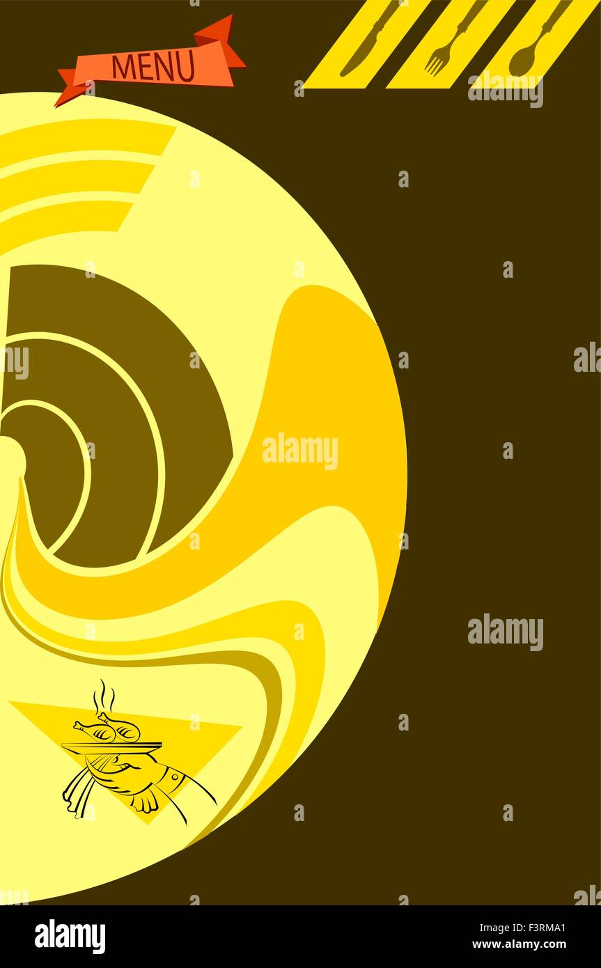 Menu Card Design Template Vector Art Stock Vector Image & Art - Alamy