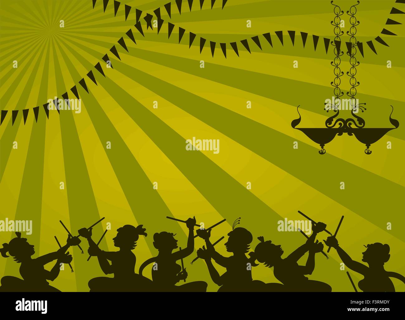 Shadow Art, Garba Dance Vector Art Stock Vector Image & Art - Alamy