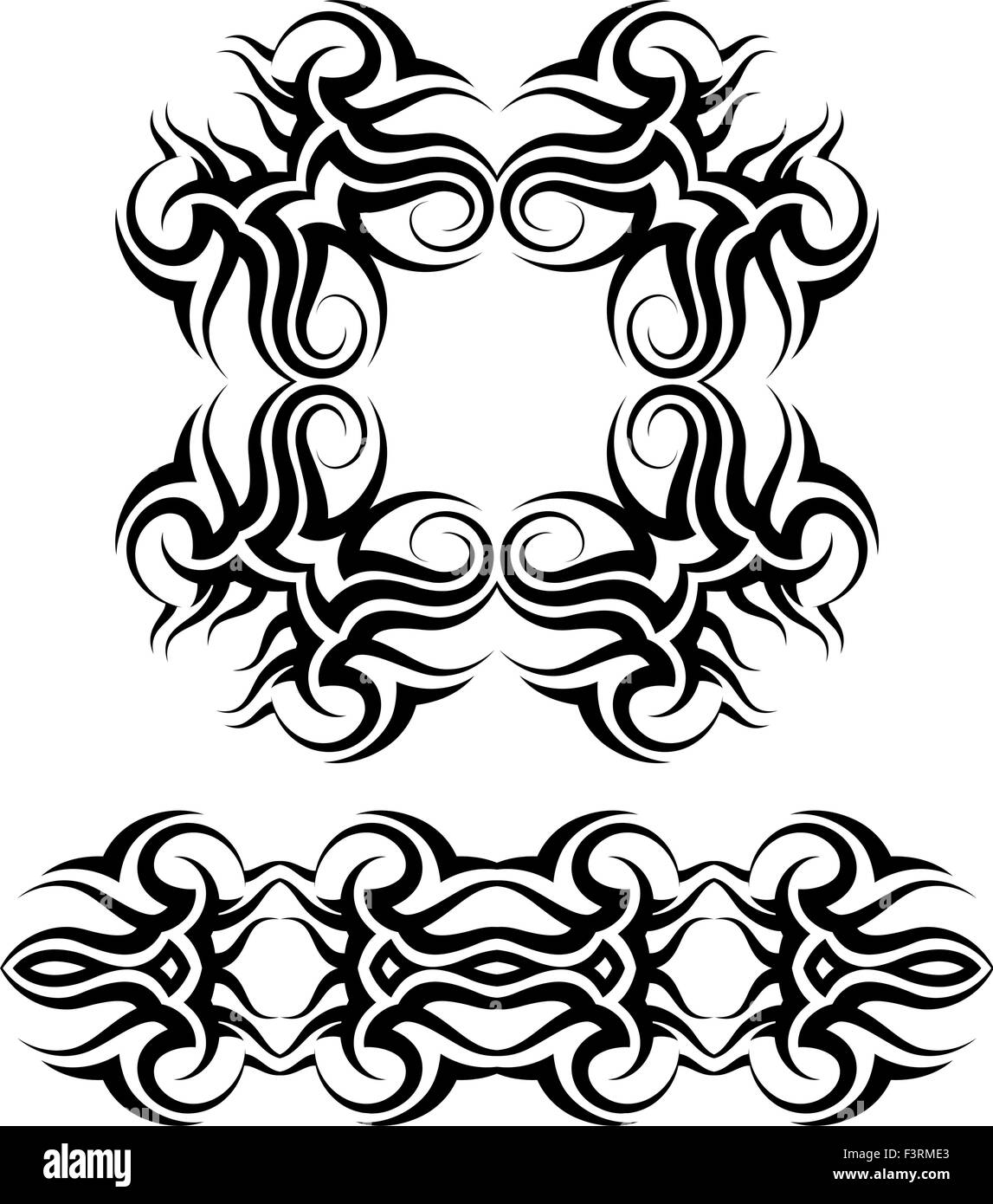 Tribal Tattoo Design Vector Art Stock Vector Image & Art - Alamy
