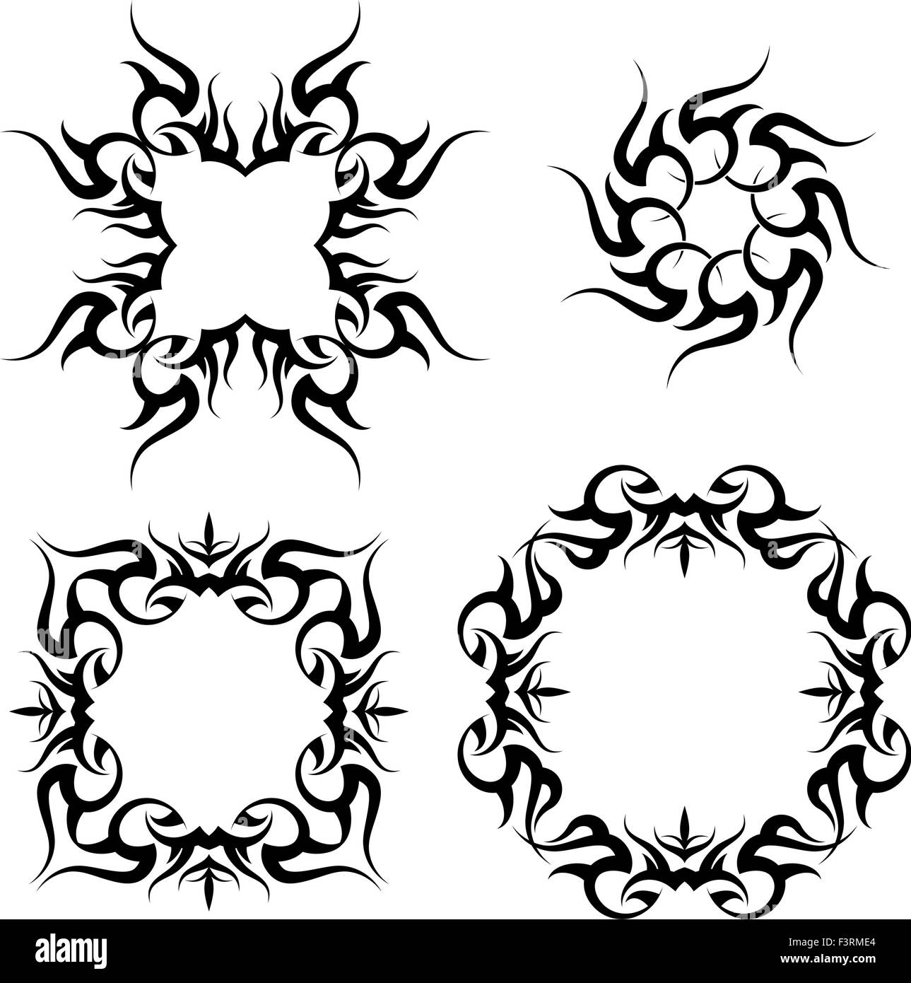 Tribal Tattoo Design Vector Art Stock Vector Image & Art - Alamy