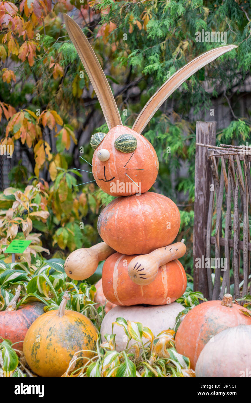 Puppet made of pumpkin Pumpkin Festival Wroclaw Poland Stock Photo - Alamy
