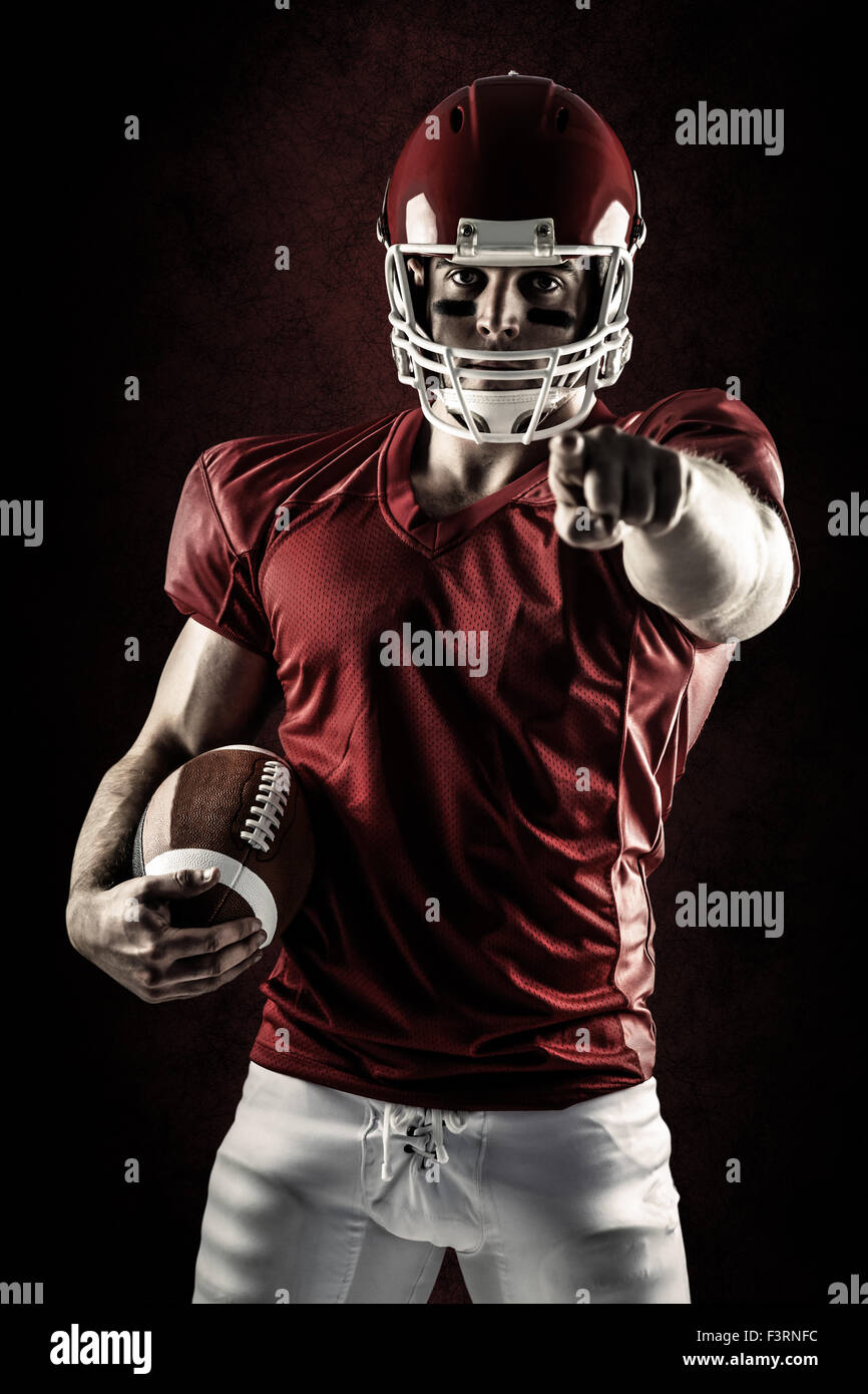 American football player pointing hi-res stock photography and images ...