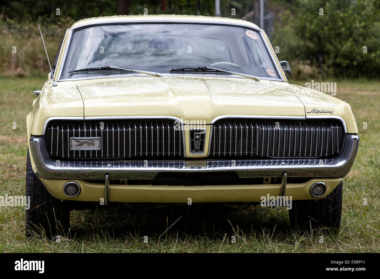 Front detail of a Mercury vintage car Stock Photo - Alamy