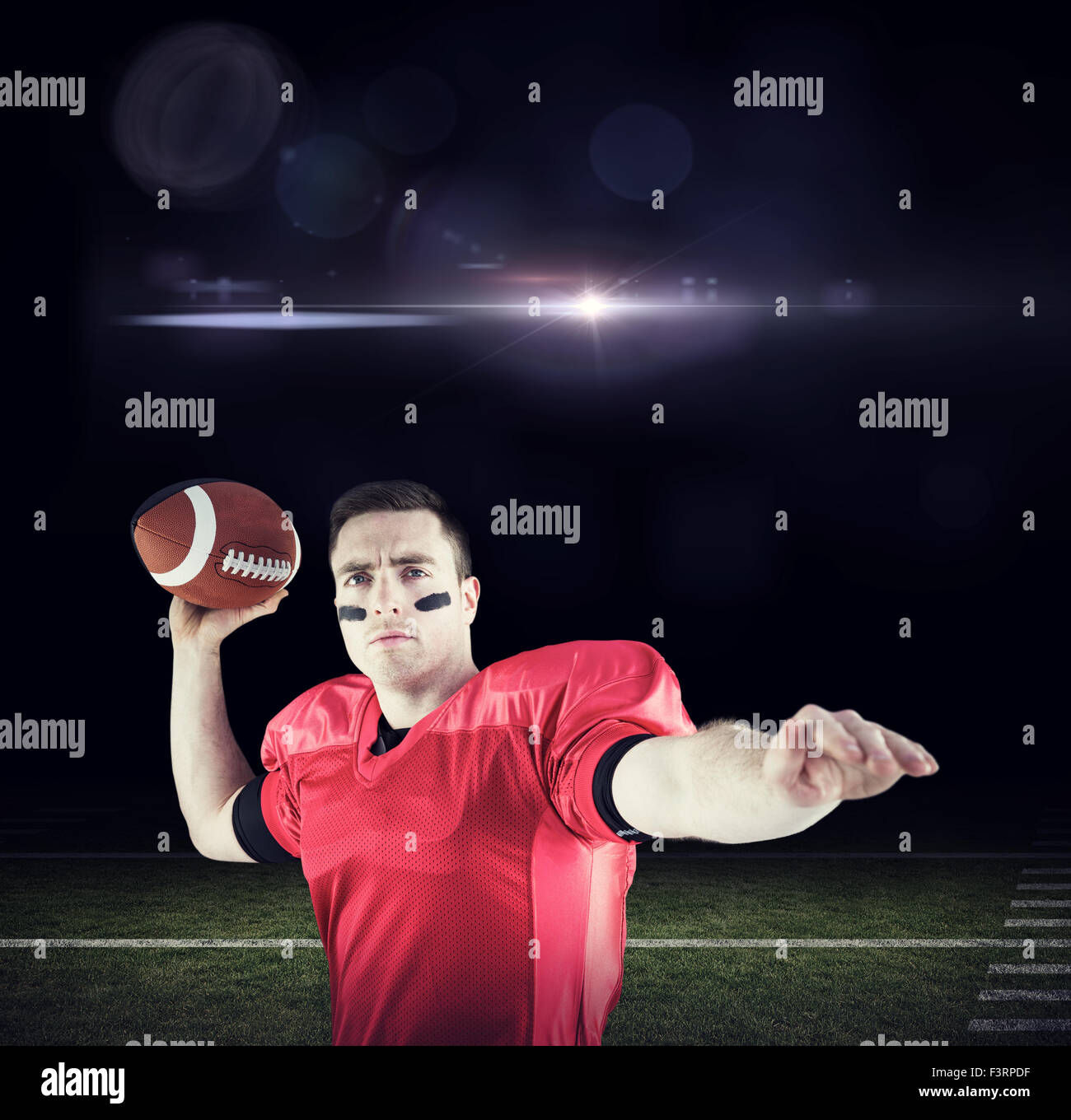 Shadow throwing american football hi-res stock photography and images ...
