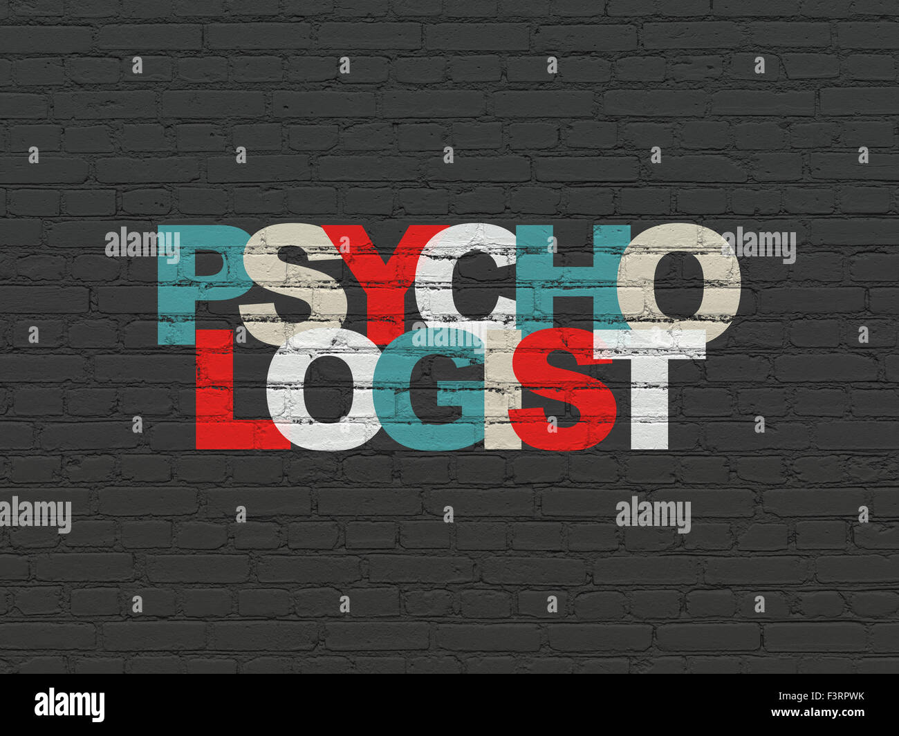 Healthcare concept: Psychologist on wall background Stock Photo - Alamy