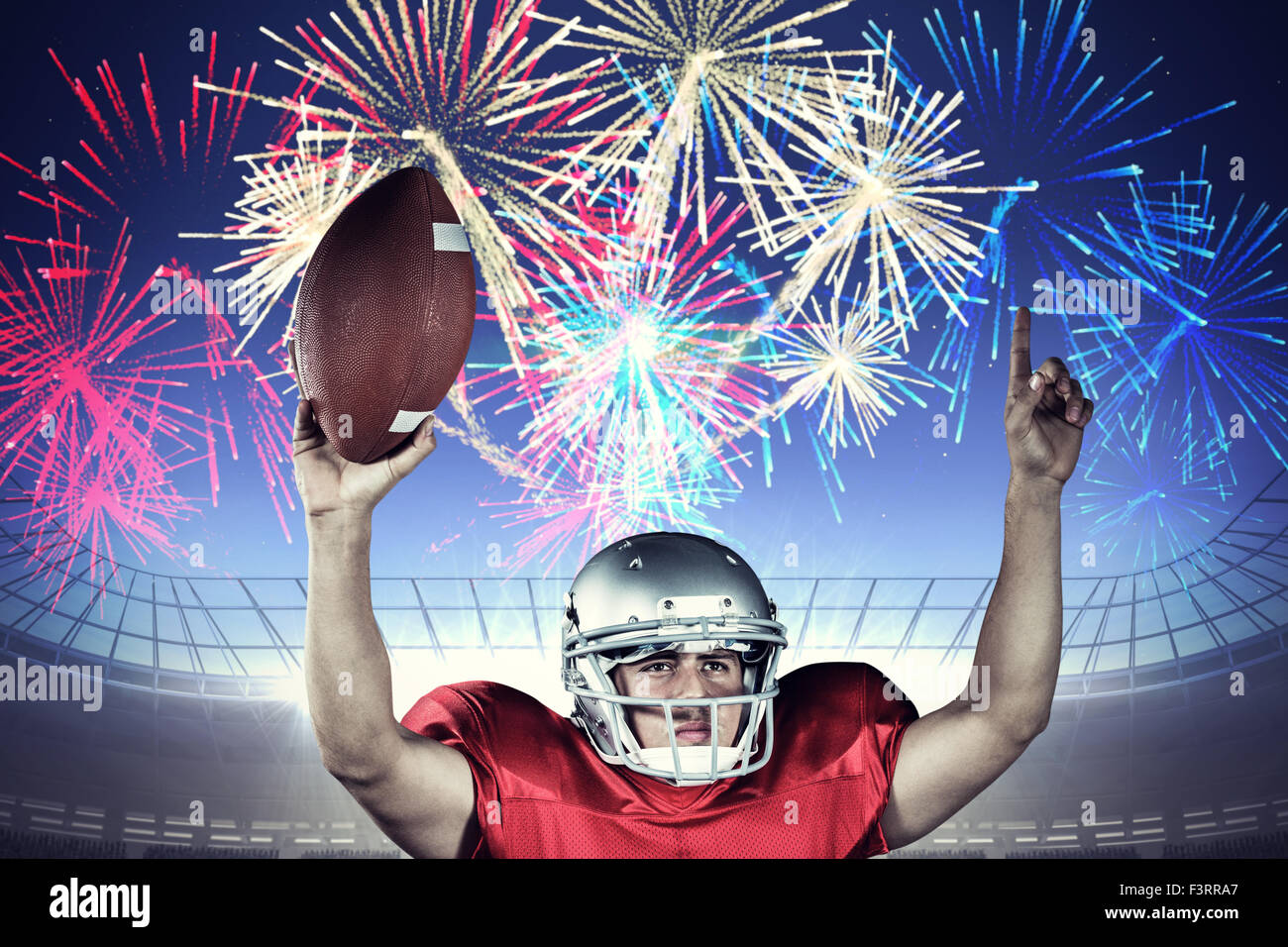 Football arms raised hi-res stock photography and images - Alamy