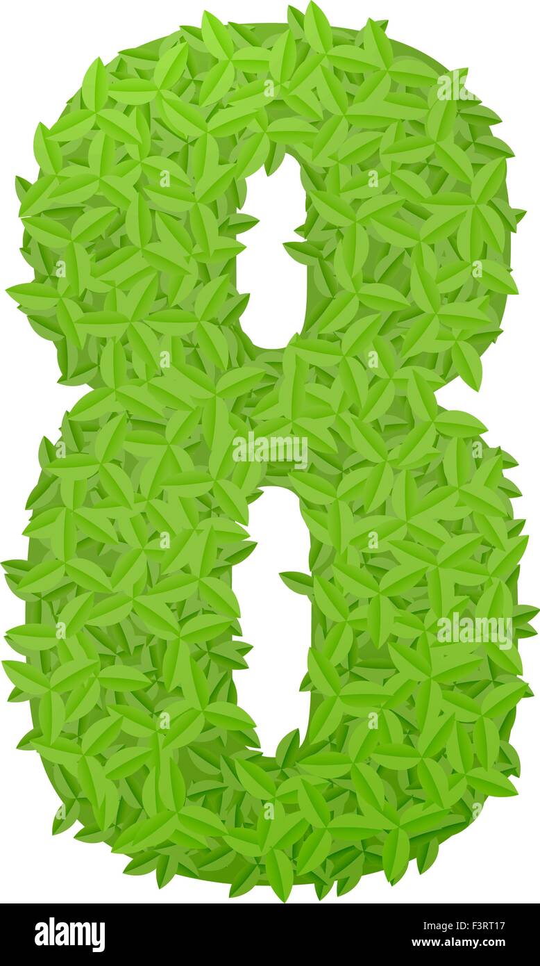 Number eight plant Stock Vector Images - Alamy