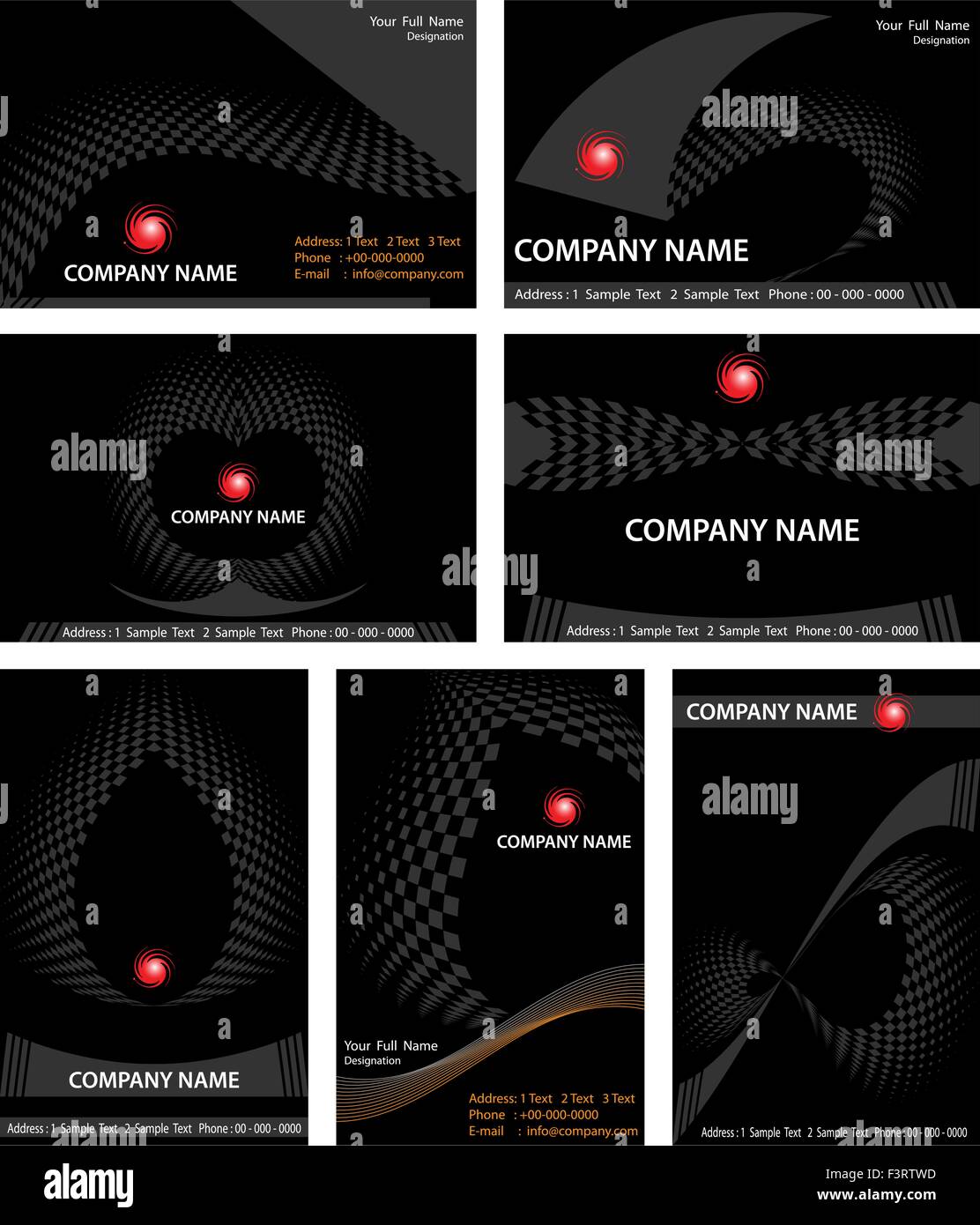 Business Card Design Vector Art Stock Vector Image & Art - Alamy