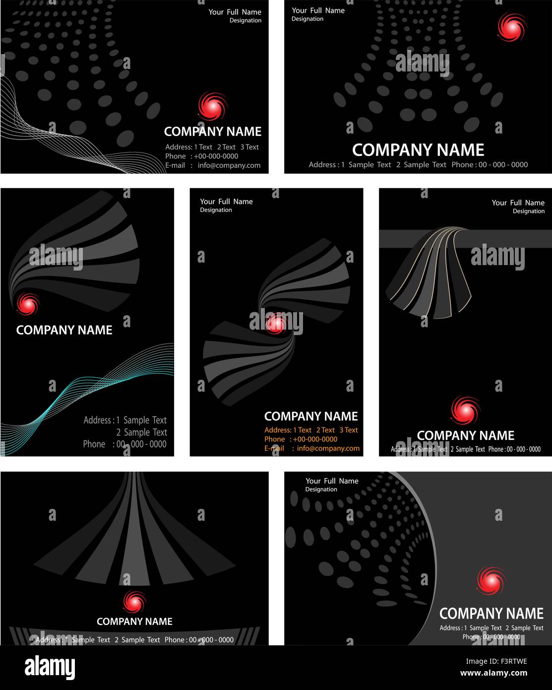 Business Card Design Vector Art Stock Vector Image & Art - Alamy