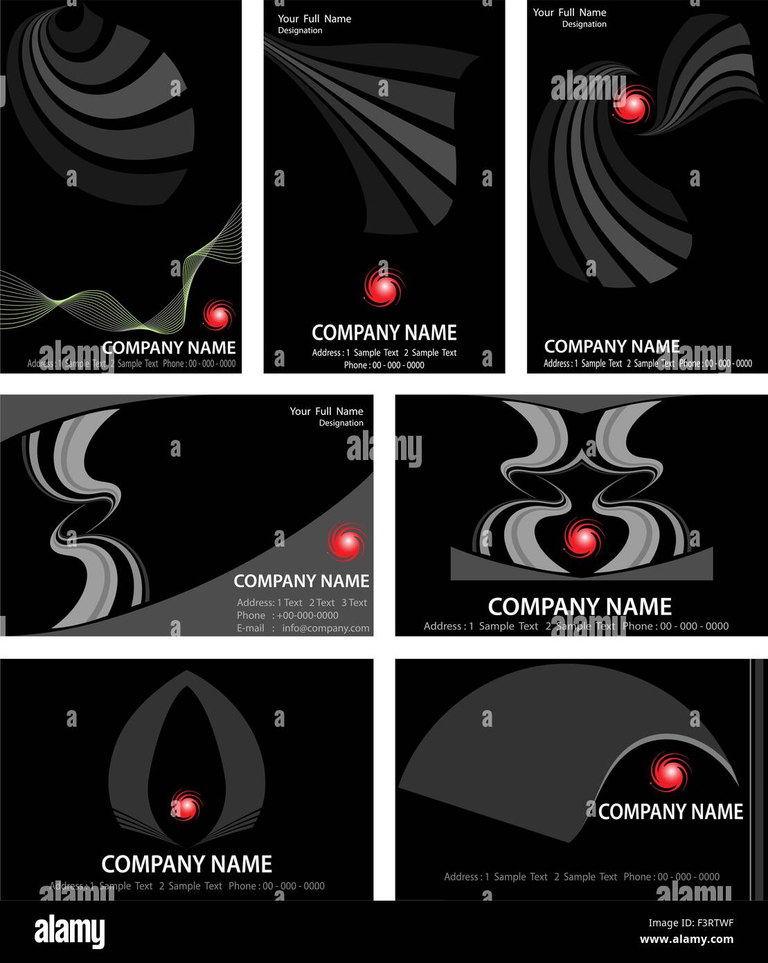 Business Card Design Vector Art Stock Vector Image & Art - Alamy