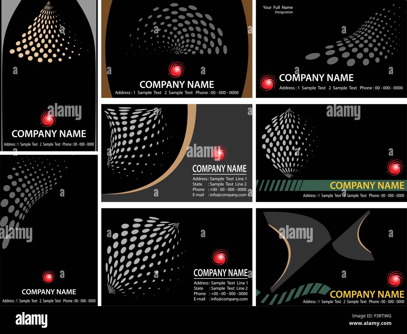 Business Card Design Vector Art Stock Vector Image & Art - Alamy