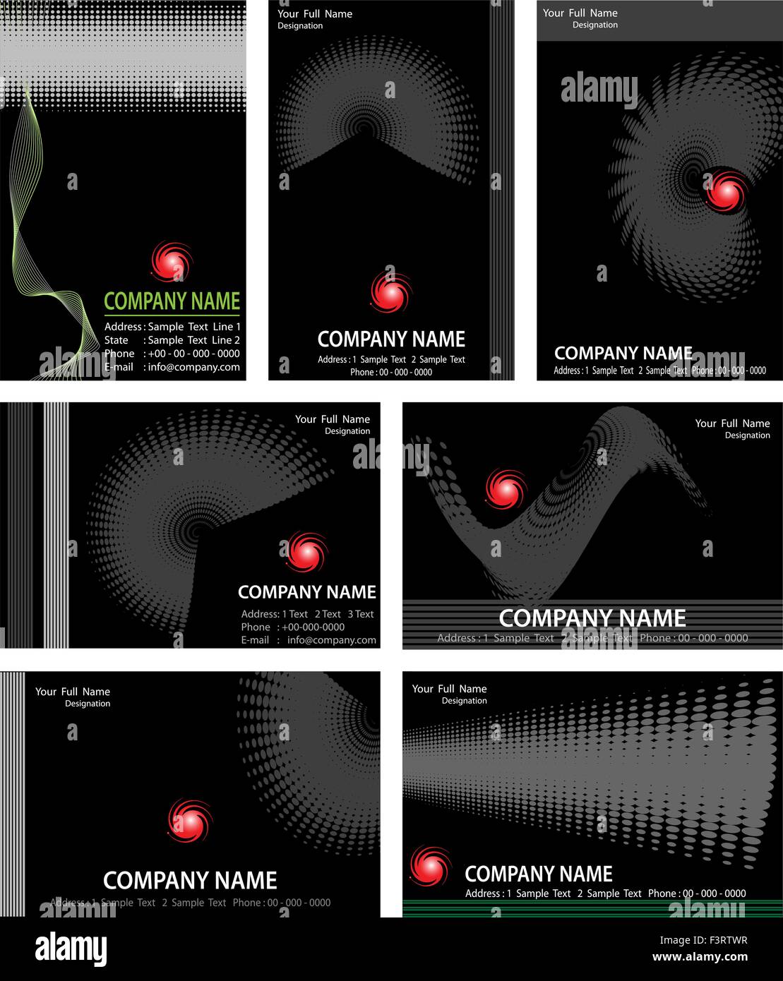 Business Card Design Vector Art Stock Vector Image & Art - Alamy