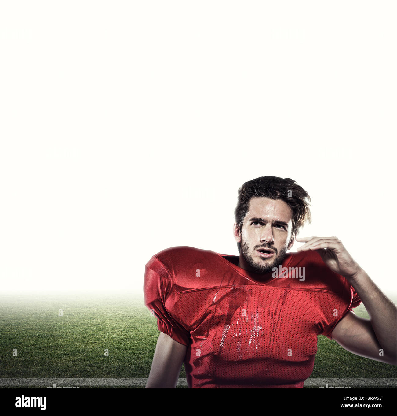 Wet football pitch hi-res stock photography and images - Alamy