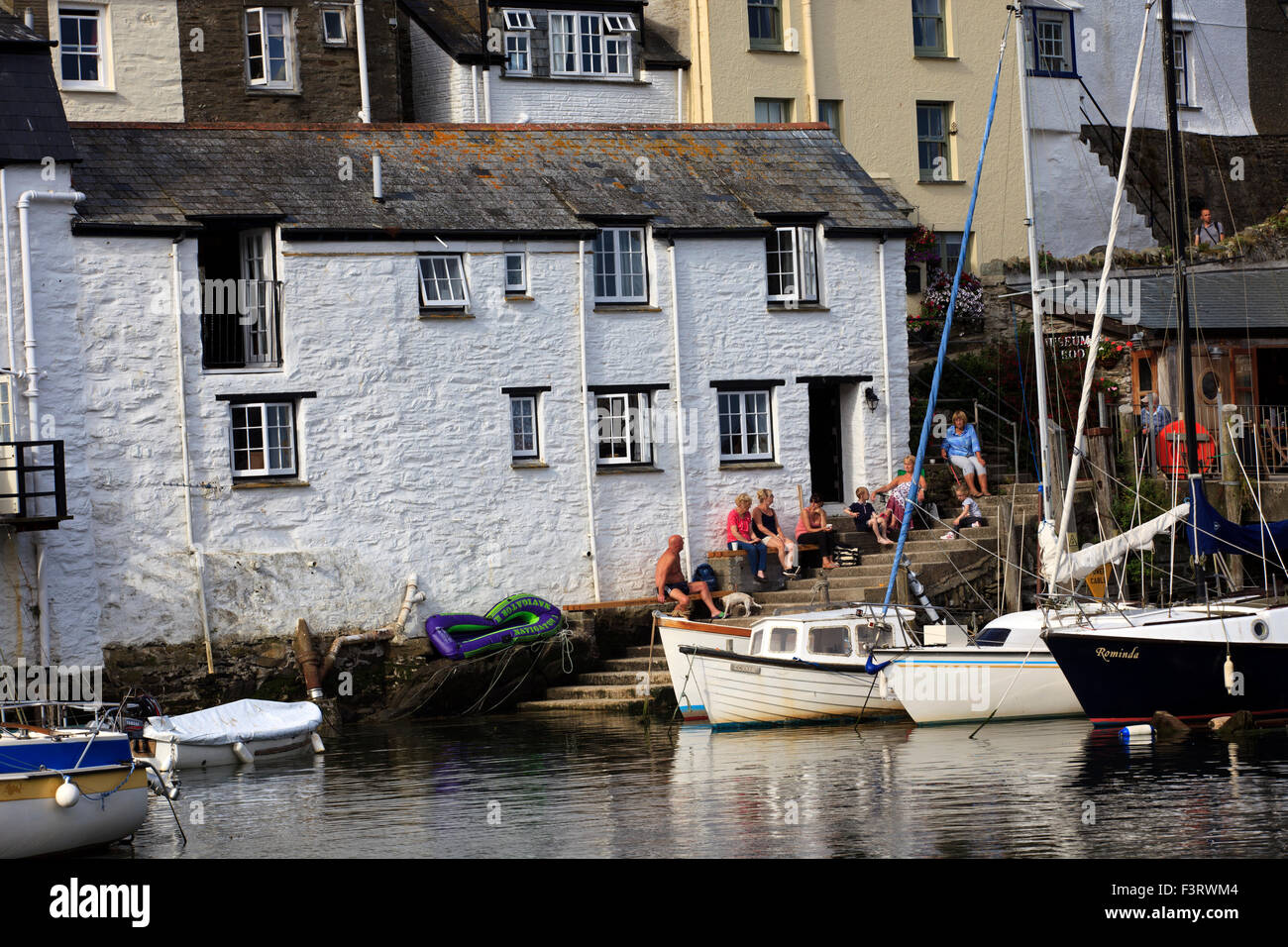 Polperro Town, Cornwall, England, United Kingdom Stock Photo - Alamy