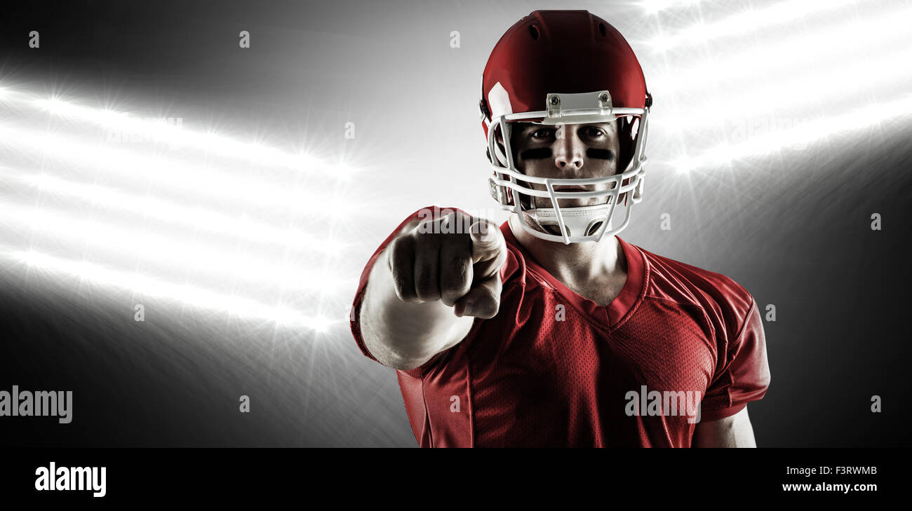 American football player pointing hi-res stock photography and images ...