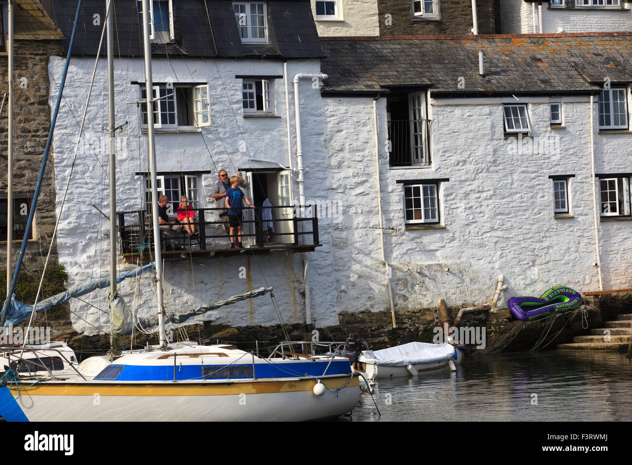 Polperro Town, Cornwall, England, United Kingdom Stock Photo - Alamy