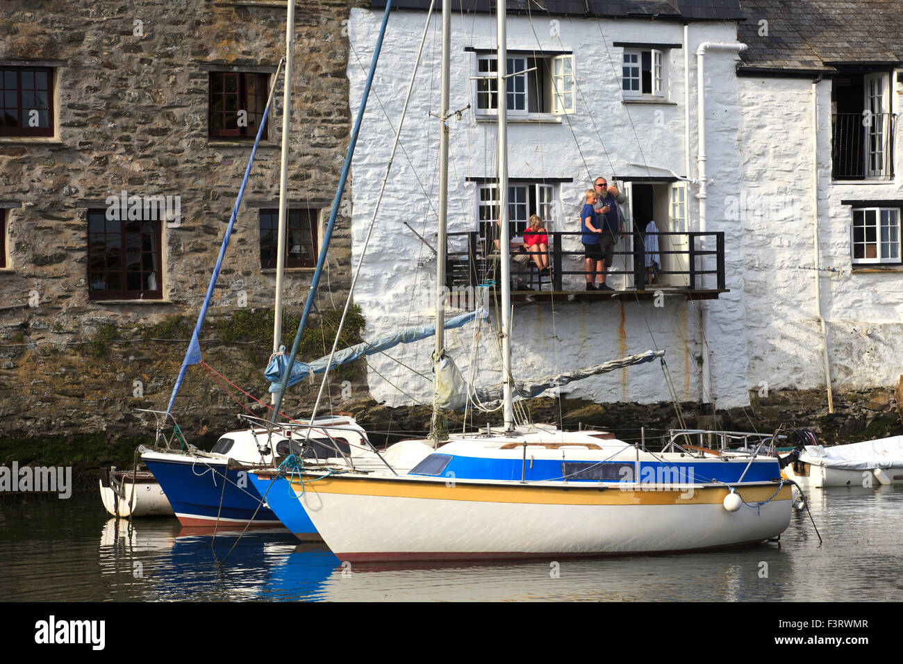 Polperro Town, Cornwall, England, United Kingdom Stock Photo - Alamy
