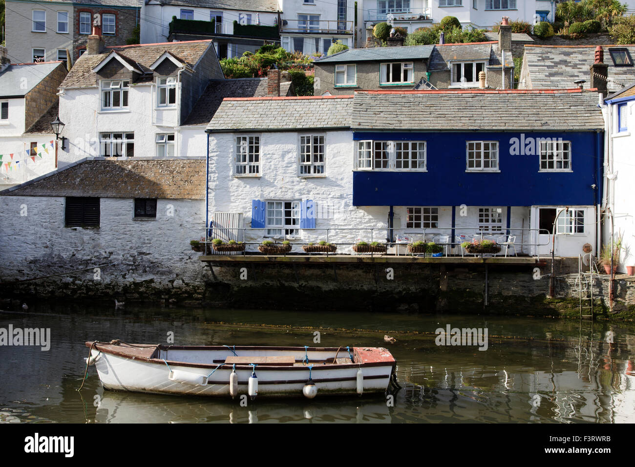 Polperro Town, Cornwall, England, United Kingdom Stock Photo - Alamy