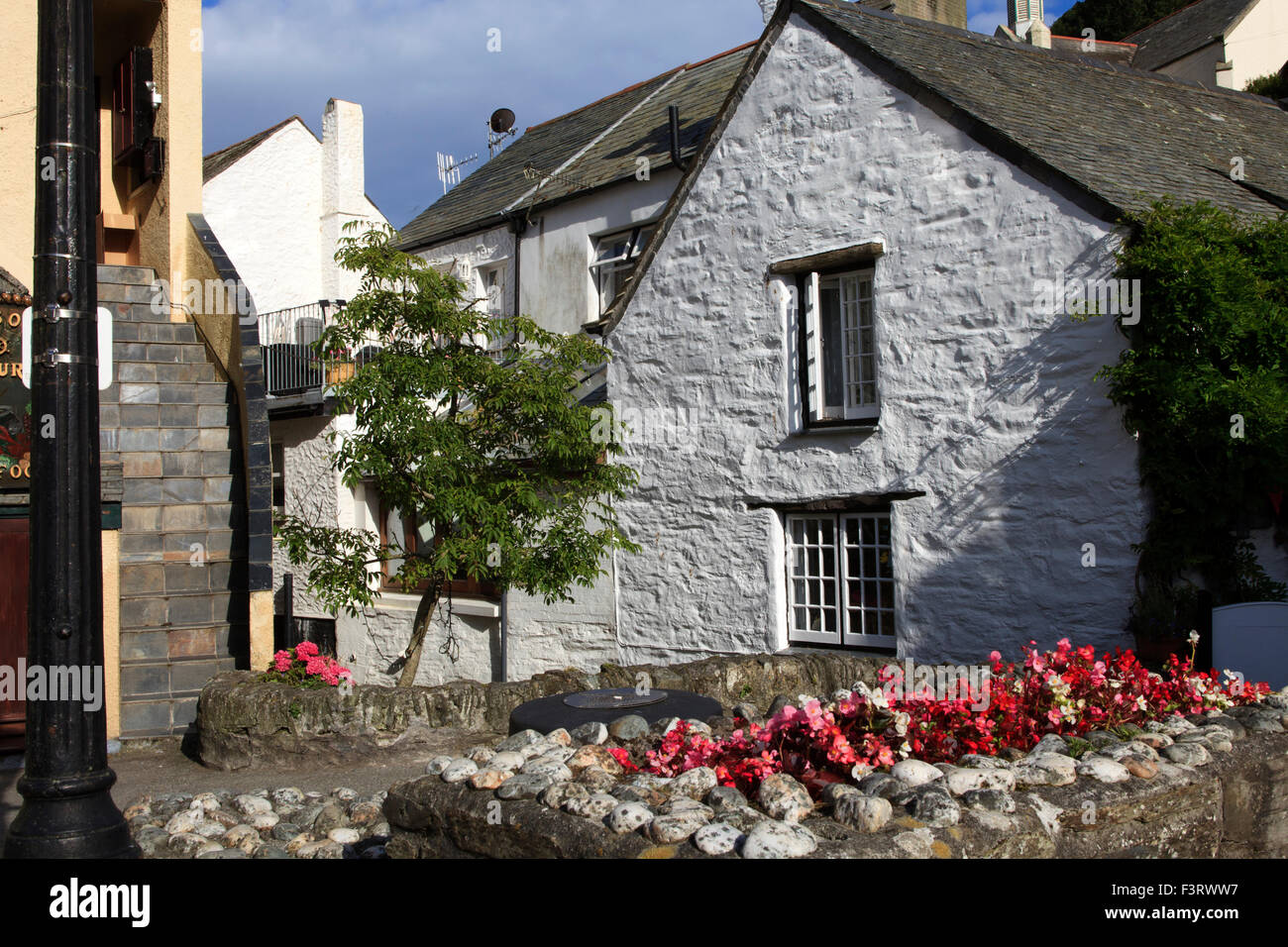 Polperro Town, Cornwall, England, United Kingdom Stock Photo - Alamy