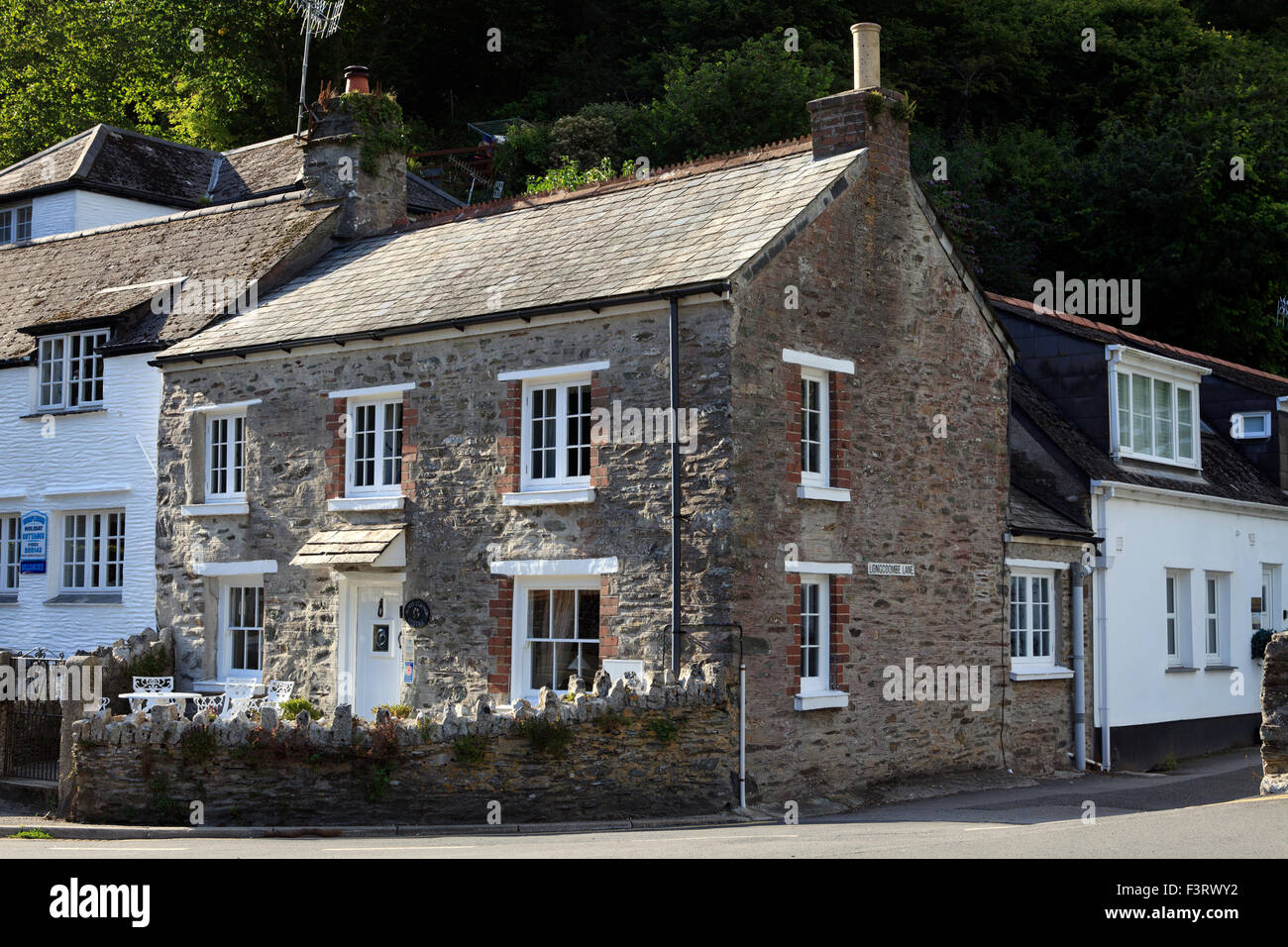 Polperro Town, Cornwall, England, United Kingdom Stock Photo - Alamy