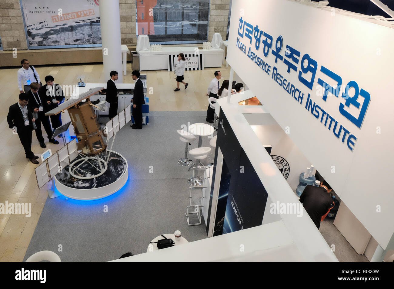 Israel. 12th October, 2015. The Korea Aerospace Research Institute mans ...