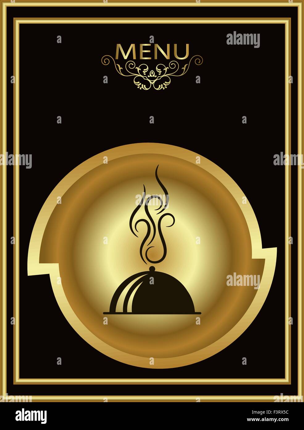 Menu Card Design Template Vector Art Stock Vector Image & Art - Alamy