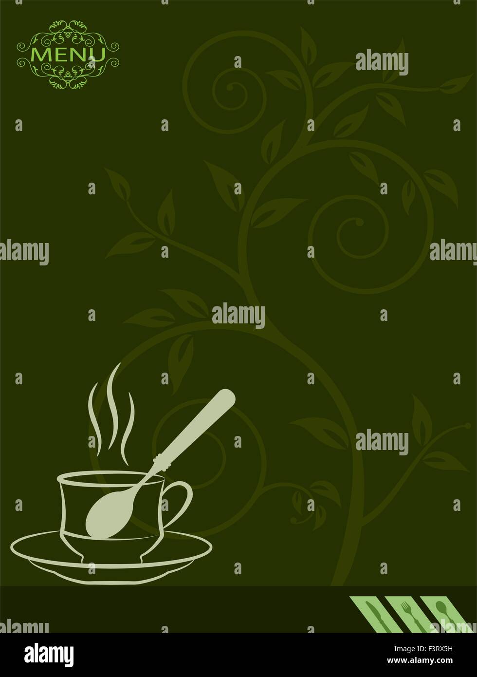 Coffee Menu Card Design Template Vector Art Stock Vector Image & Art ...