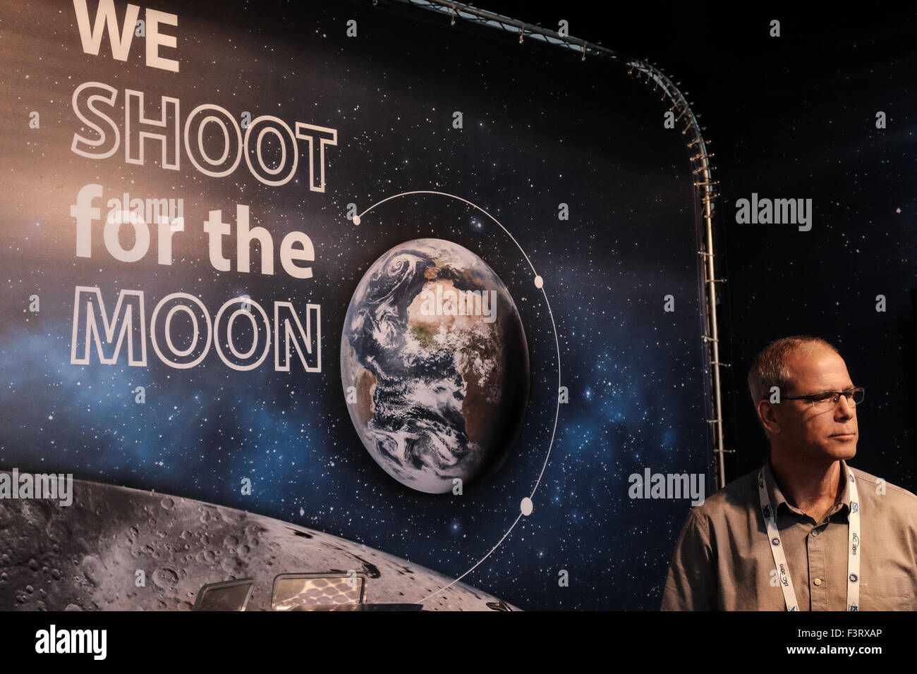 Israel. 12th October, 2015. Dr. ERAN PRIVMAN, CEO of SpaceIL aiming to ...