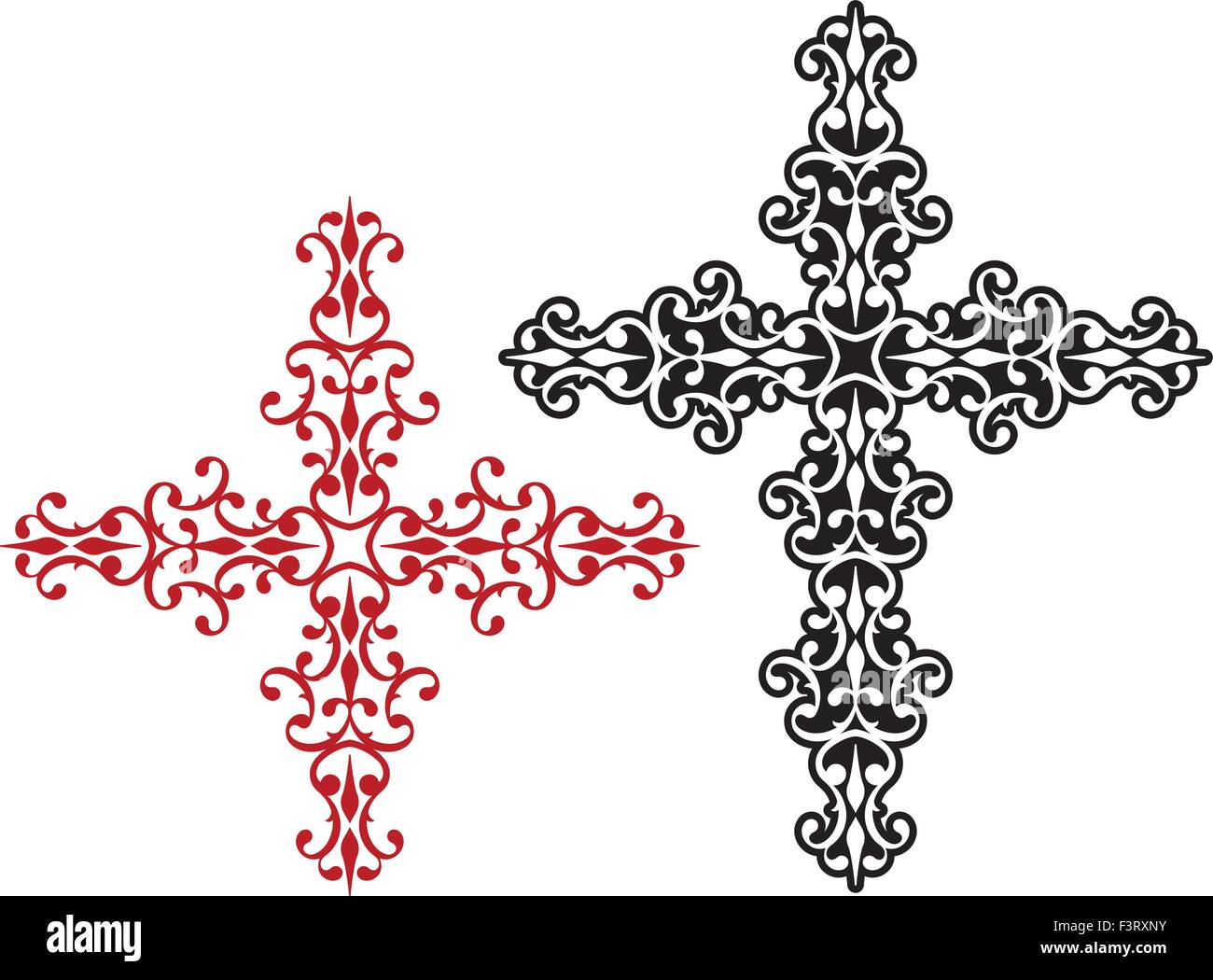 Christian Cross Design Vector Art Stock Vector Image & Art - Alamy