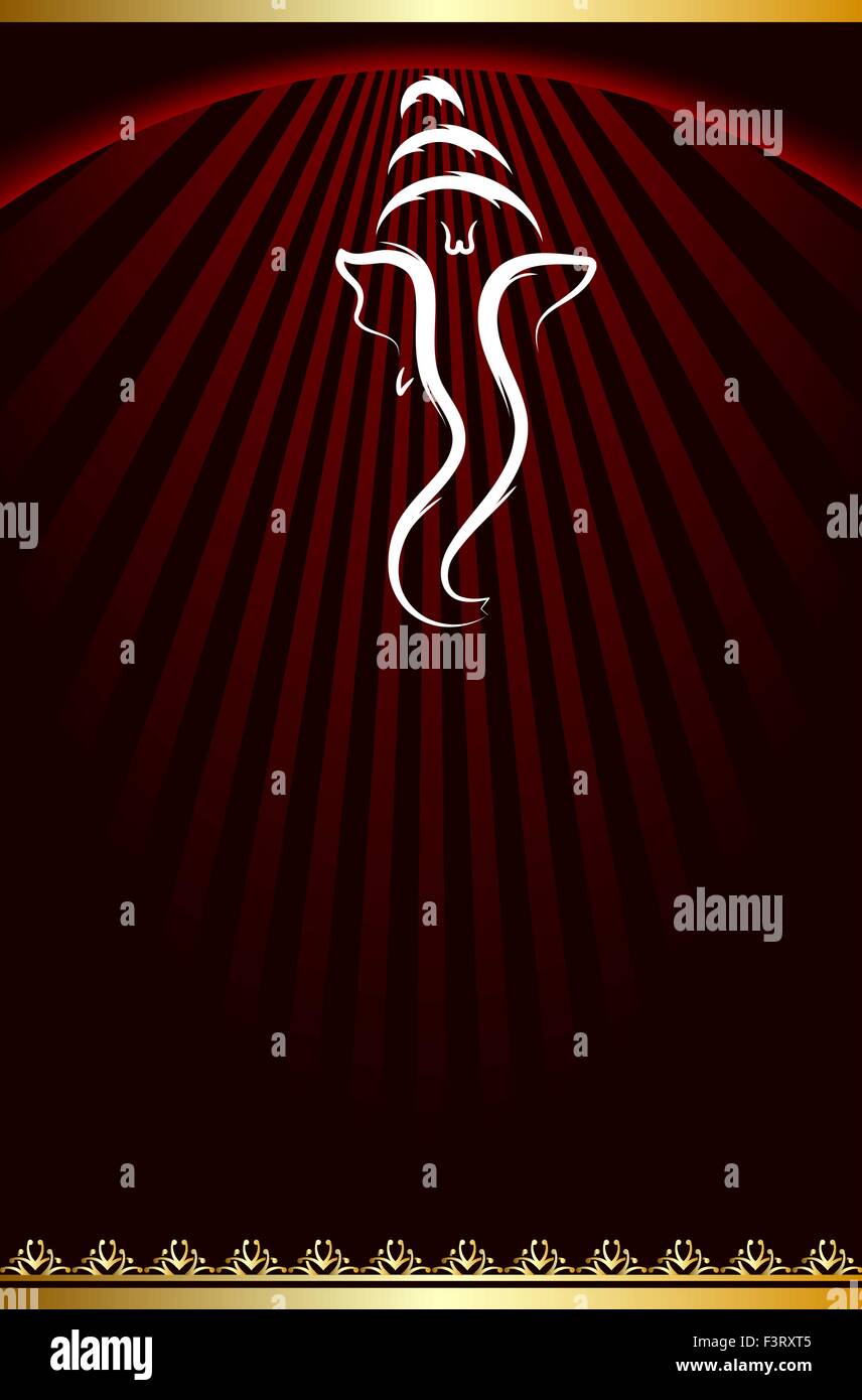 Ganesha The Lord Of Wisdom Vector Art Stock Vector Image & Art - Alamy