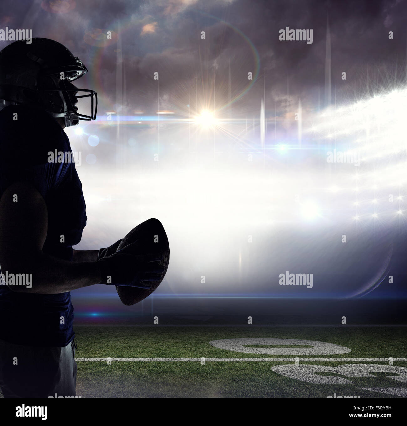 Football stadium pitch side hi-res stock photography and images - Alamy